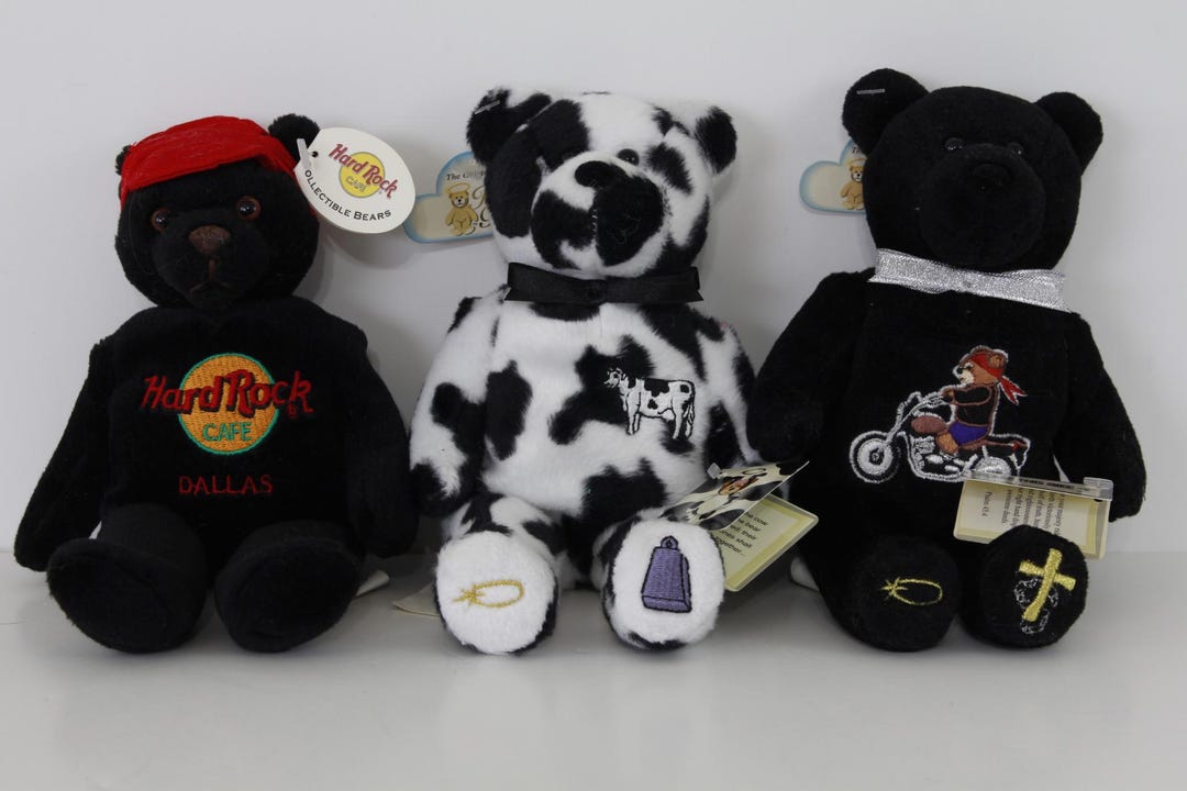 Vintage Holy Bears and Hard Rock Cafe Dallas Bear (FREE SHIPPING) - Etsy