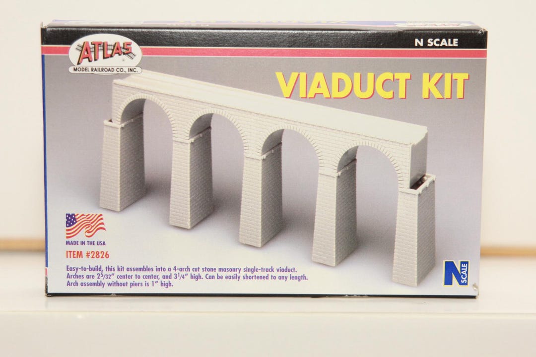 Vintage N Scale Atlas Viaduct Kit #2826 Set of 5 NEW (FREE SHIPPING) - Etsy