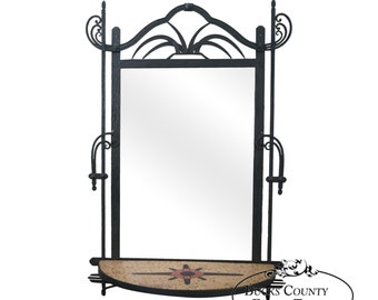 Wrought iron mirror | Etsy