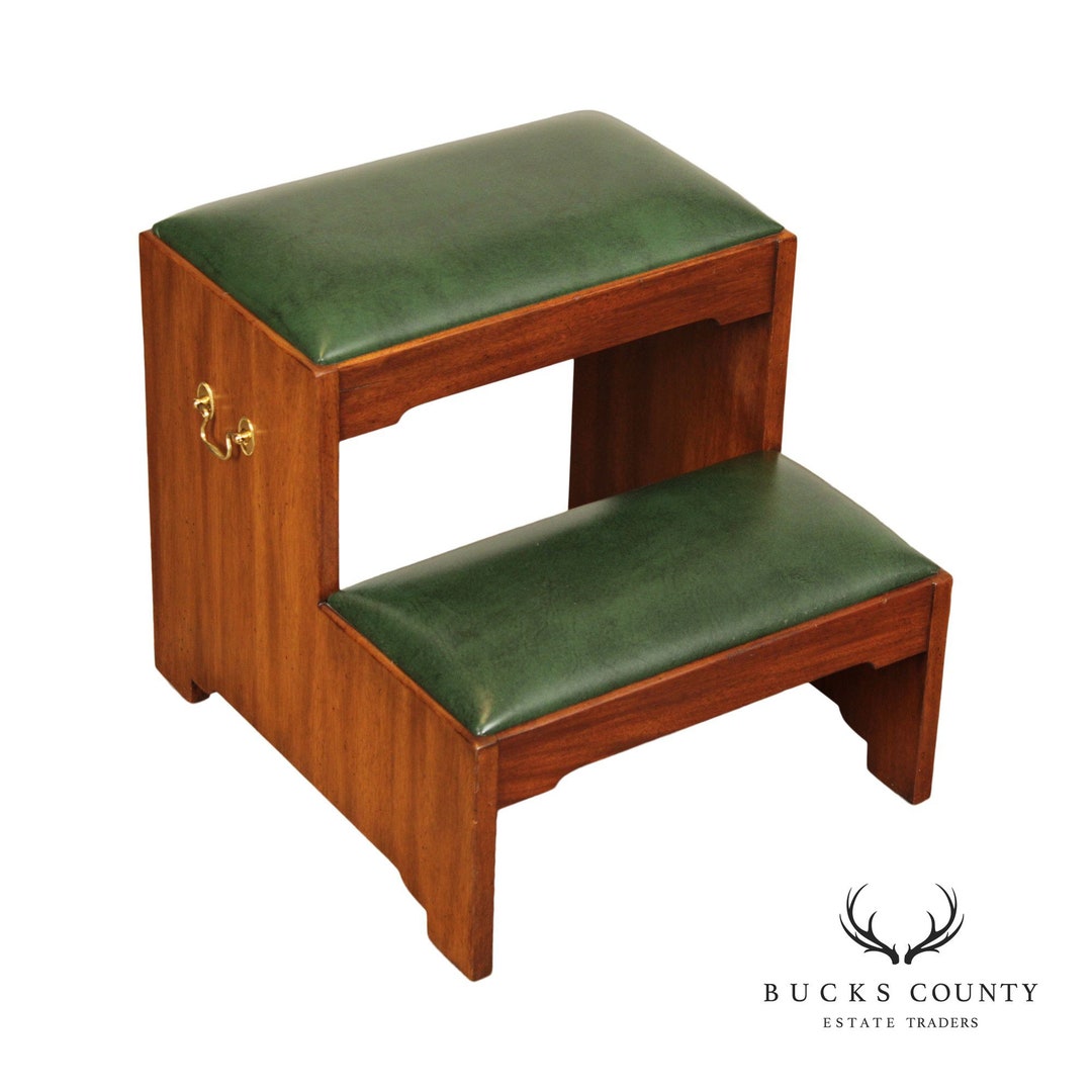 Henkel Harris Traditional Mahogany Bed or Library Steps - Etsy