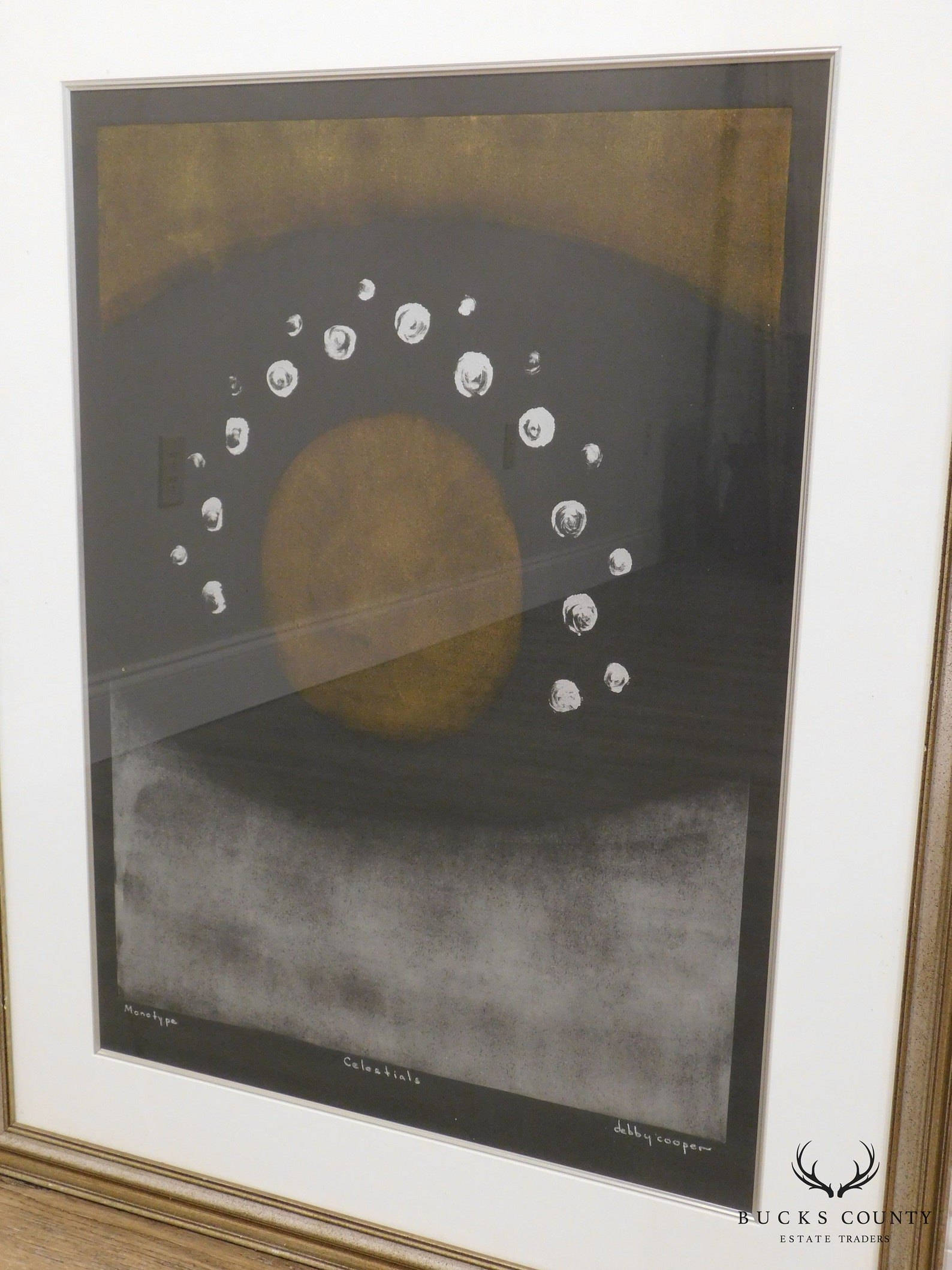 Debby Cooper Harbin celestials Monotype Oil on - Etsy