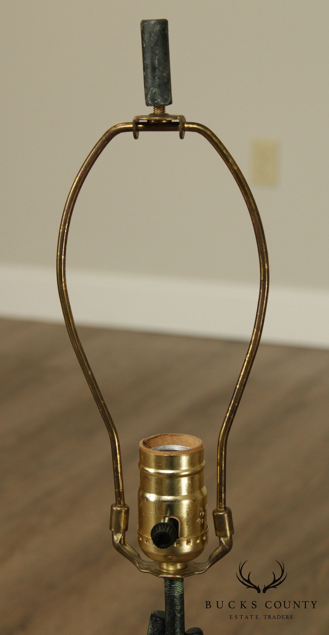 Bronzed Metal Rod Eiffel Tower Style Table Lamp | Etsy