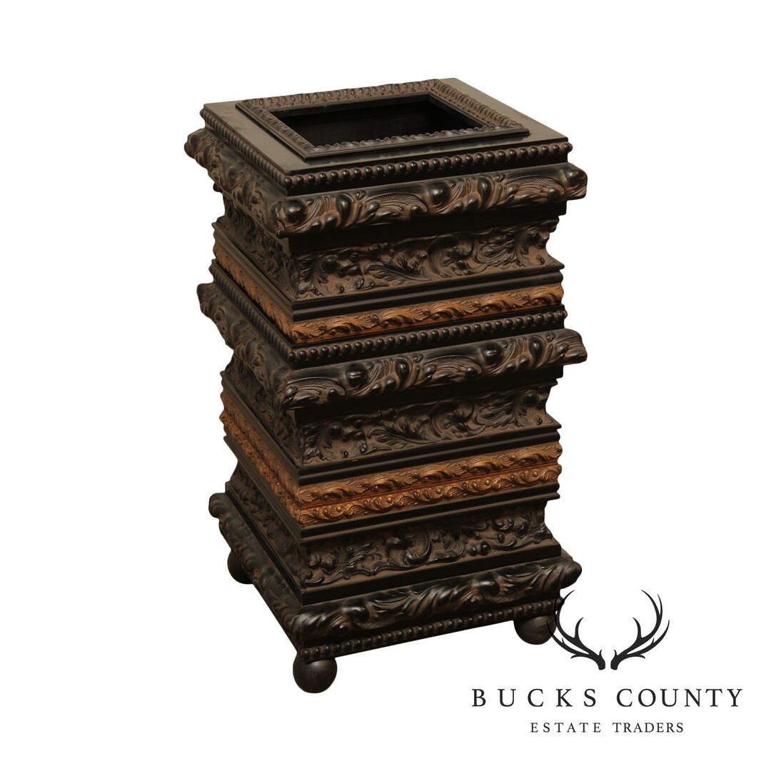 Italian Renaissance Style Carved Umbrella Stand - Etsy