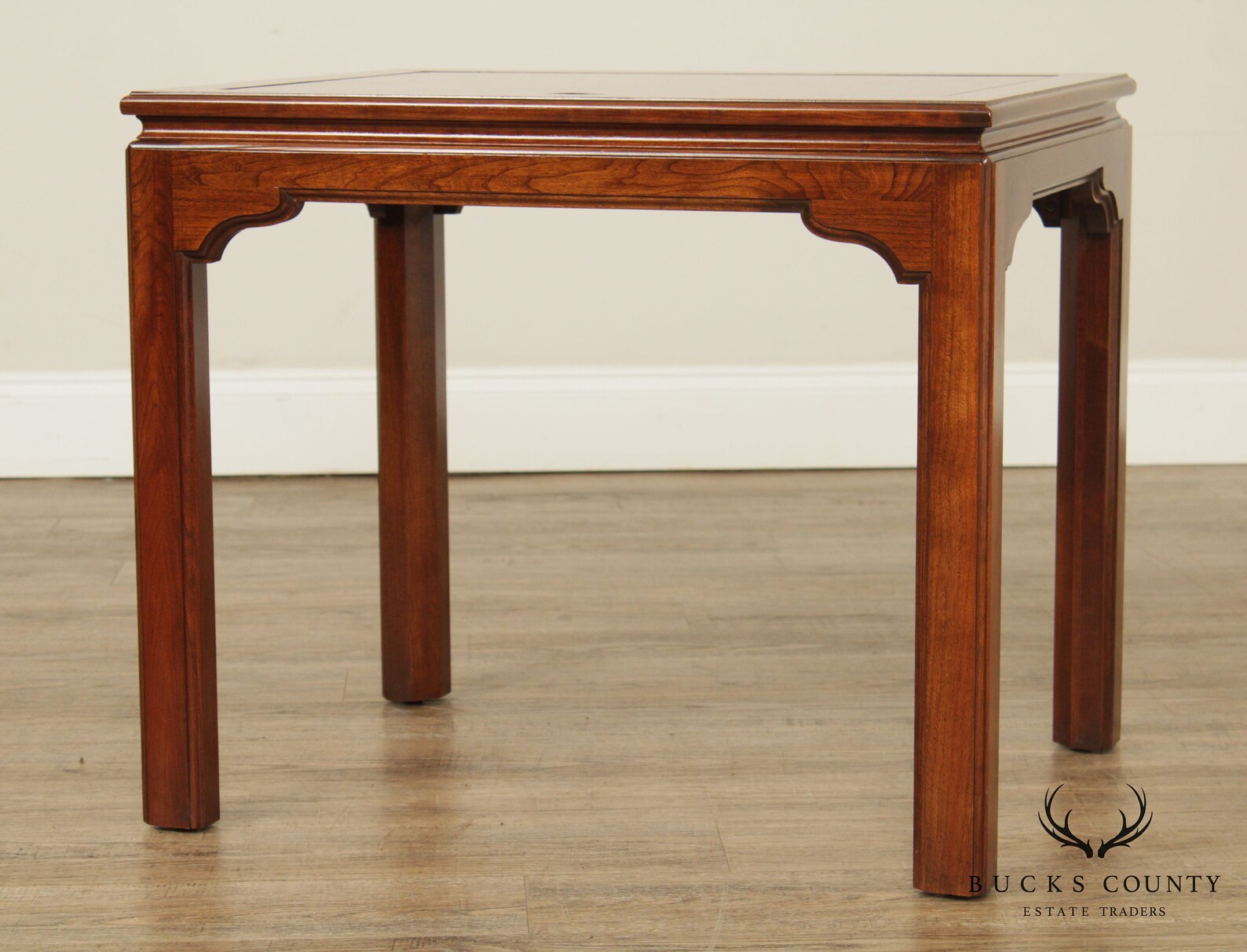 Ethan Allen Vintage Cherry Parsons Side Table - Etsy