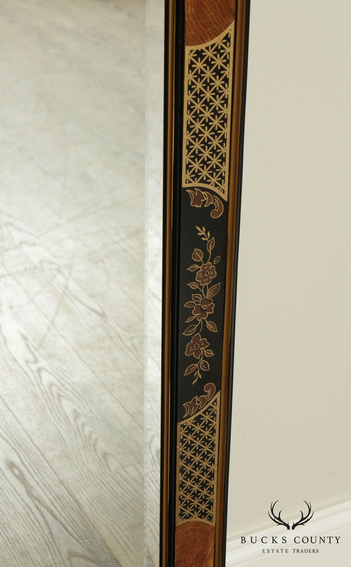 Drexel ET Cetera Burl Wood Chinoiserie Painted Beveled Wall - Etsy