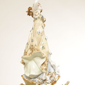 Rococo Style Ladies With Dove Porcelain Figurines - Etsy