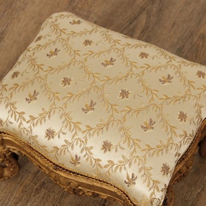 Antique Victorian Cast Iron Gilt Rococo Style Footstool - Etsy