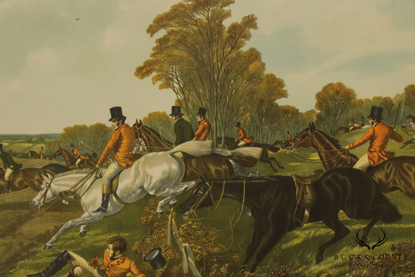 Herring's Fox Hunting Scenes Vintage Custom Framed Print | Etsy