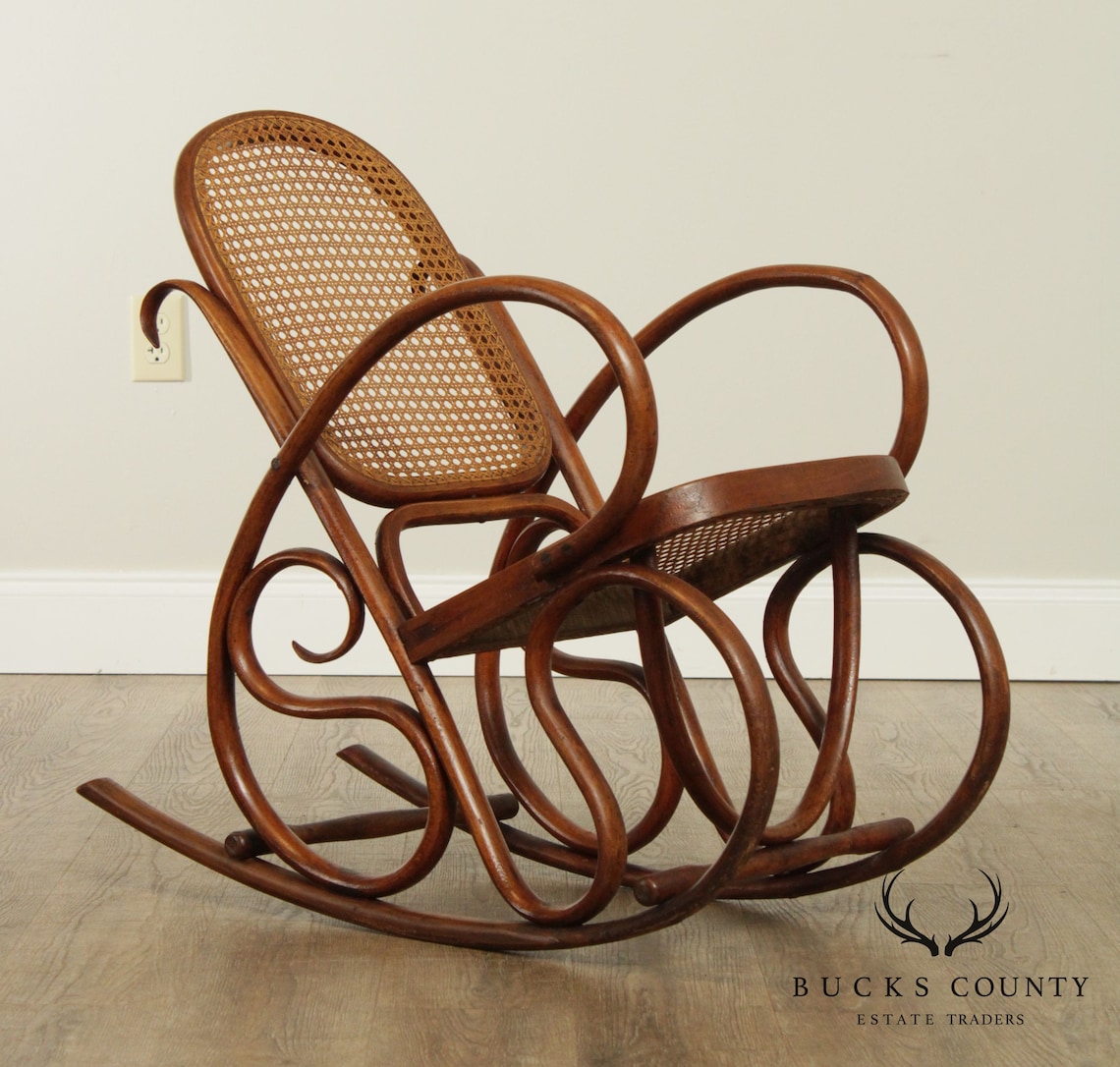 Thonet Antique Bentwood Rocker Childs Rocking Chair | Etsy