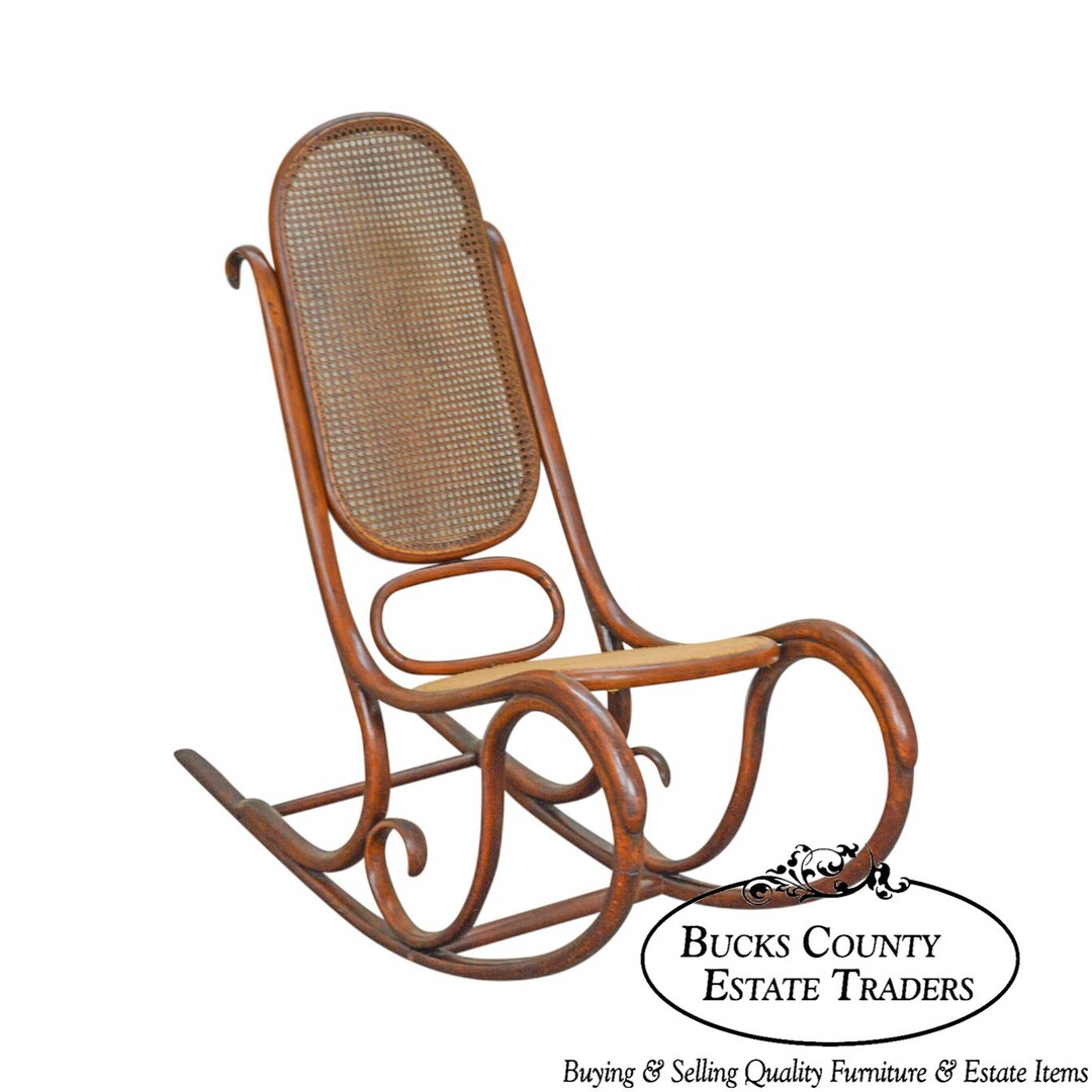 Thonet Vintage Antique Bentwood Rocker Rocking Chair - Etsy