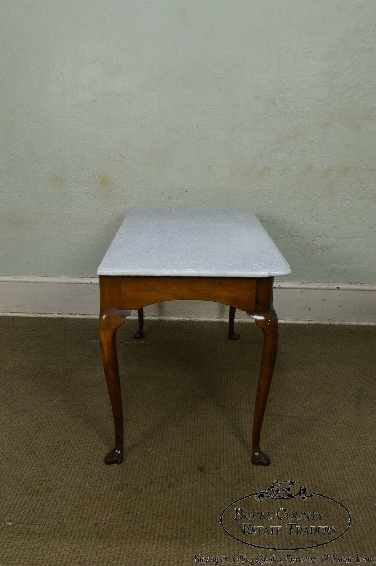 Kittinger Colonial Williamsburg CW155 Mahogany Marble Top | Etsy