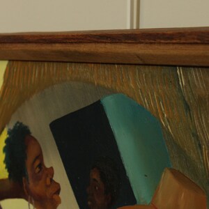 Jacques Louissaint (hatian 20th Century) Modernist Mid Century Framed ...