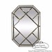 Brass Frame Harlequin Pattern Beveled Glass Mirror - Etsy