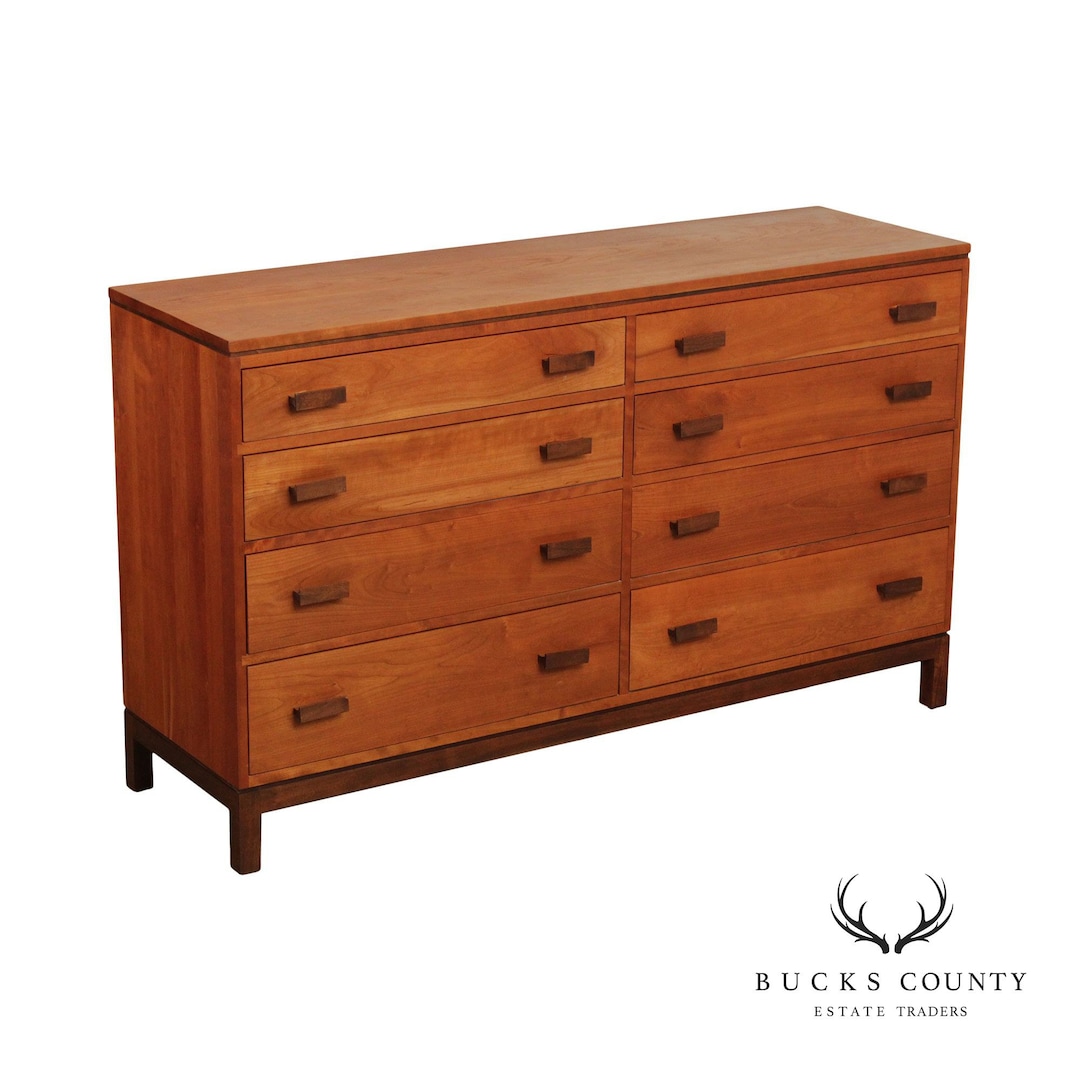 Stickley Metropolitan Collection Cherry and Walnut Double Dresser - Etsy