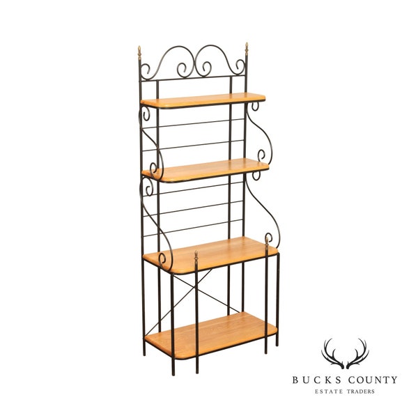 Wrought Iron Vintage Bakers Rack - Etsy