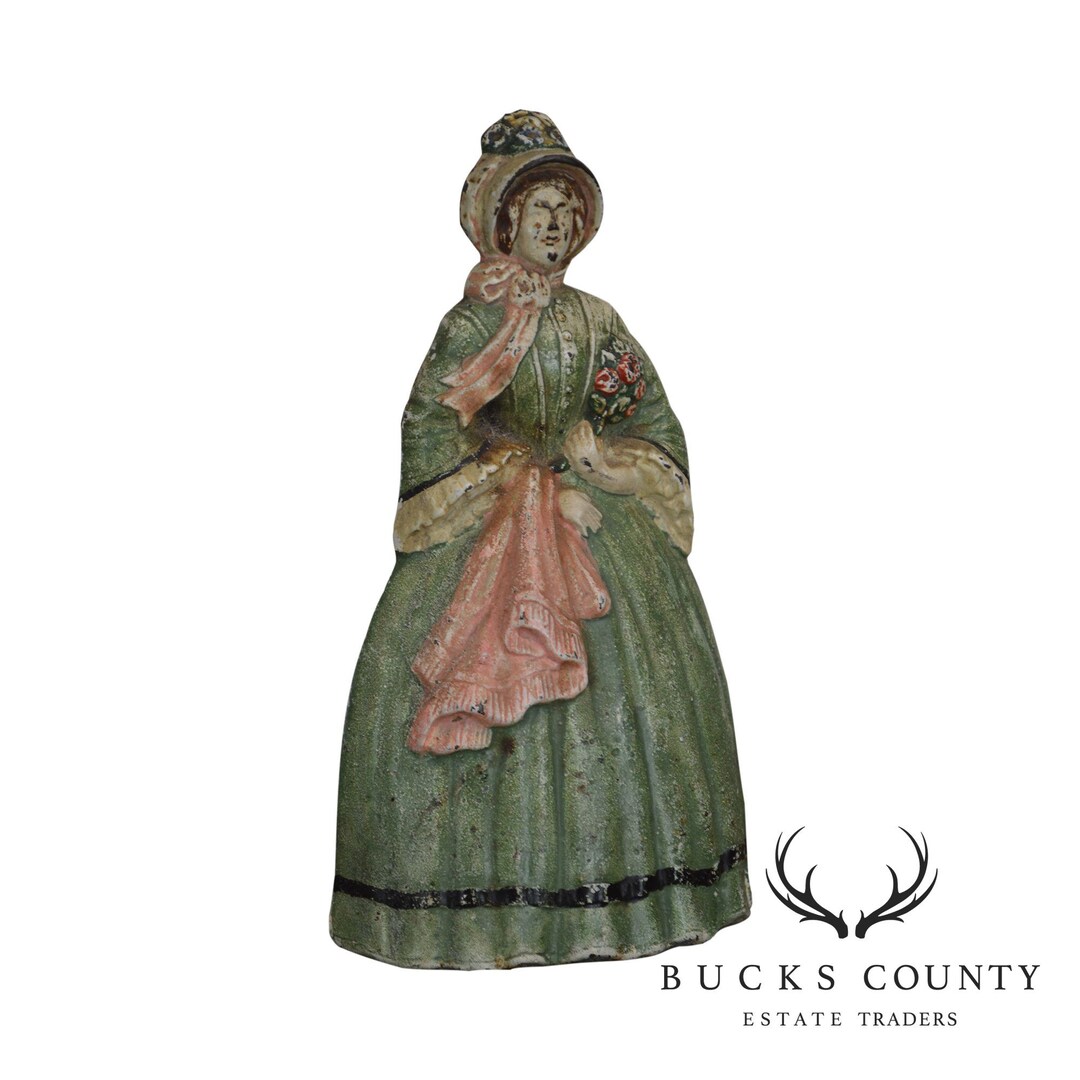 Colonial Dame Cast Iron Door Stop Attributed to Albany Co. - Etsy