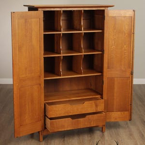 Stickley Mission Collection Oak Wardrobe Armoire - Etsy
