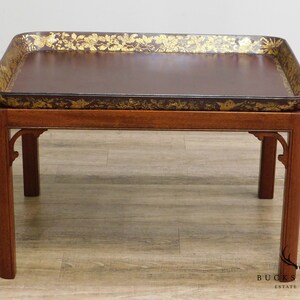 Henry Clay Antique Paper Mache Tray on Mahogany Stand 2 Georgian Butler ...