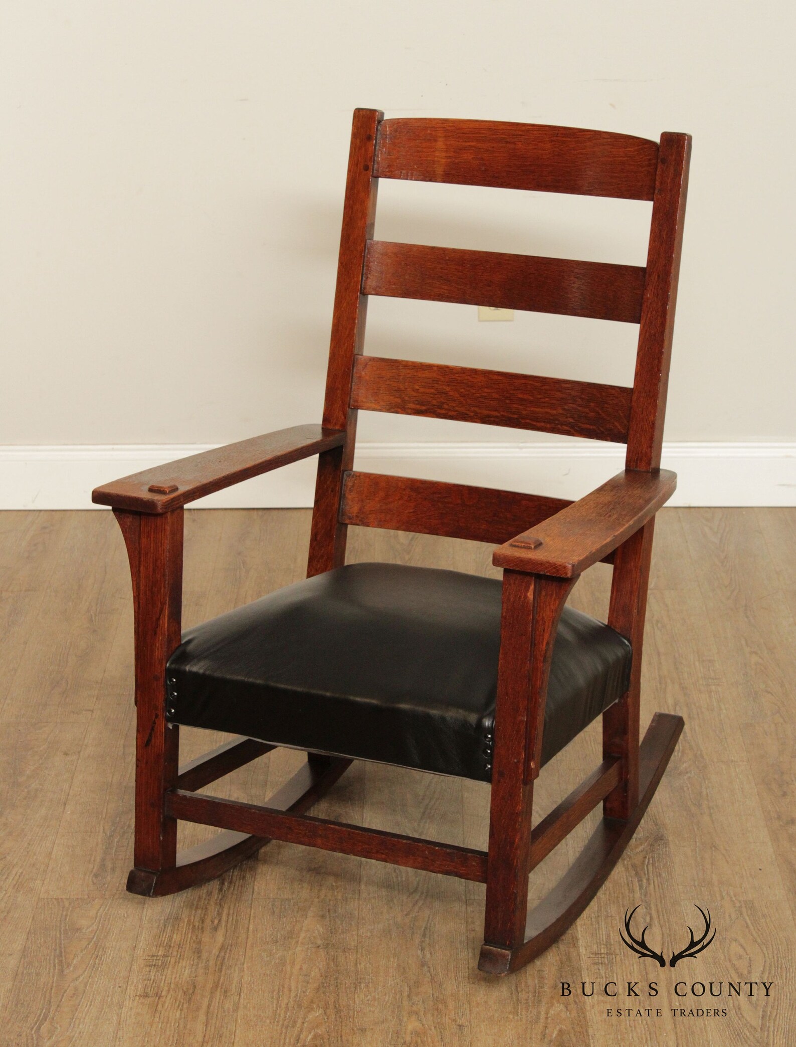 Limbert Antique Mission Oak Rocker - Etsy