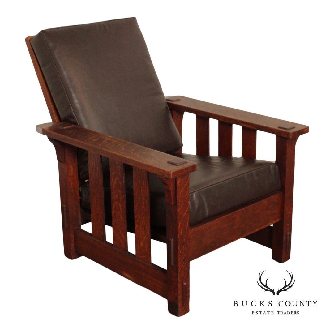 Stickley Brothers Quaint Furniture Antique Mission Oak Morris Chair - Etsy