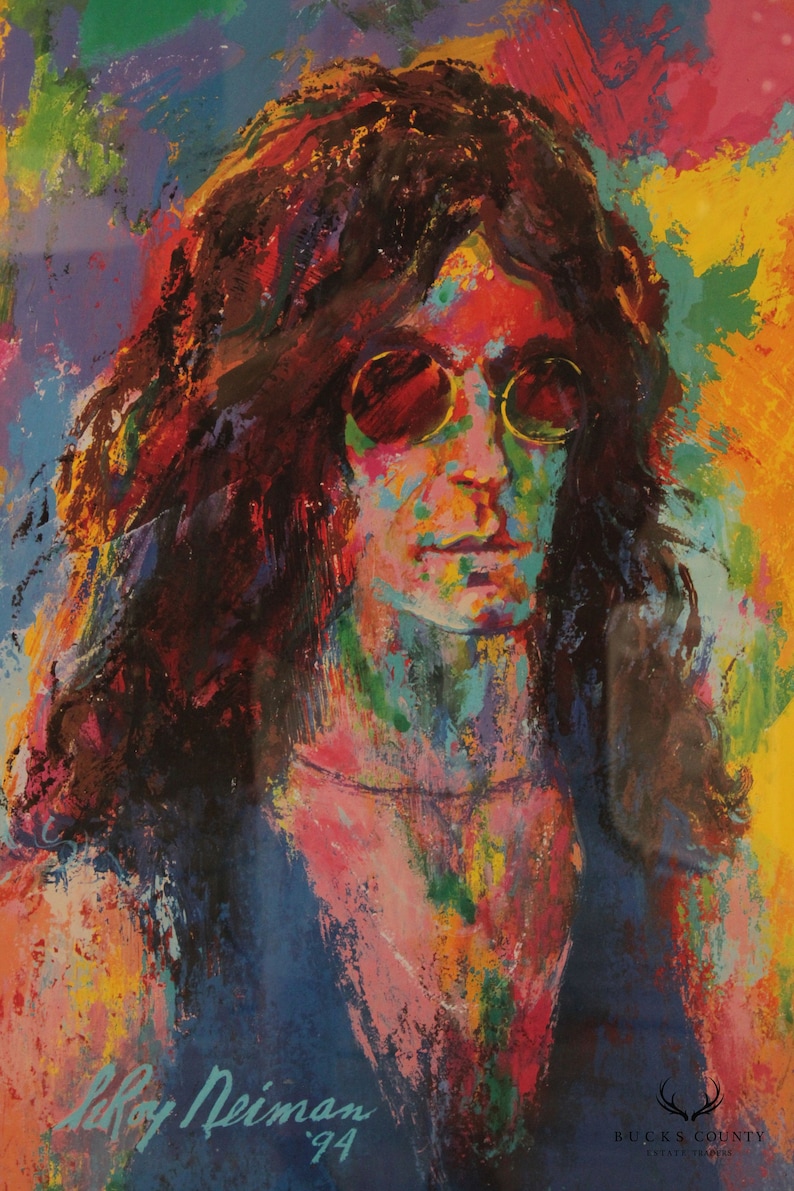 Leroy Neiman 'howard Stern' Portrait Framed Lithograph - Etsy
