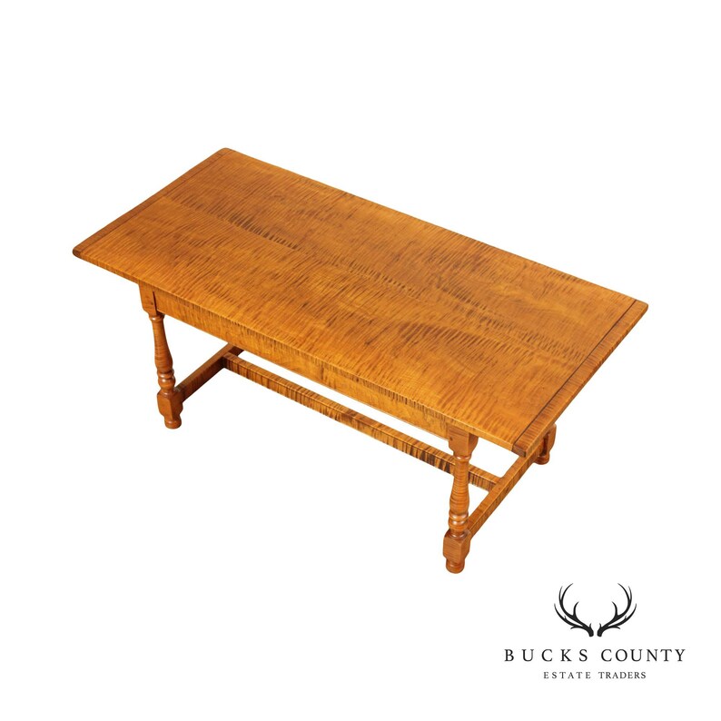 Oley Valley Early American Style Tiger Maple Coffee Table - Etsy