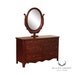 Davis Cabinet Co. Lillian Russell Collection Cherry Bureau With Mirror ...