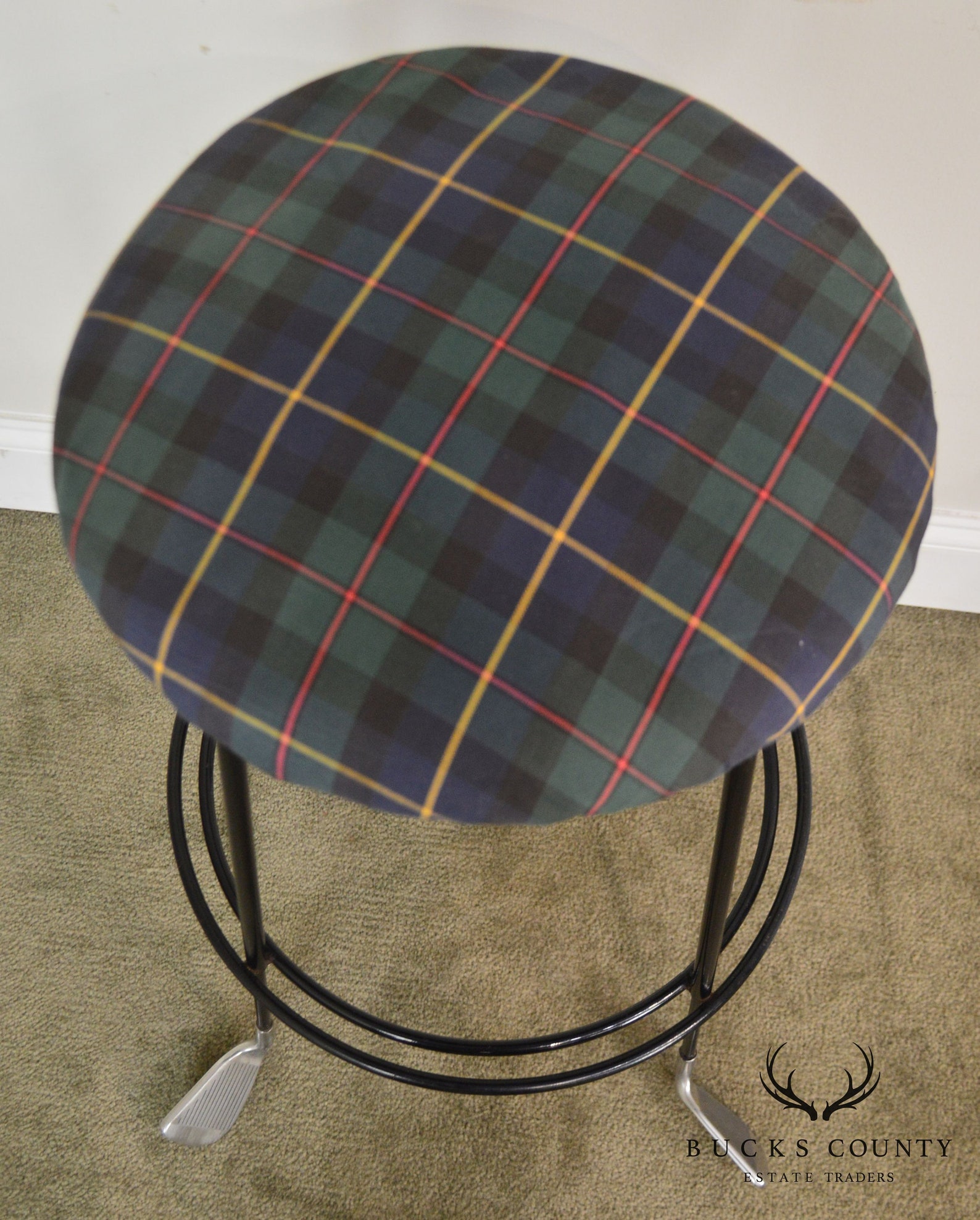 Custom Pair Iron Golf Club Counter Bar Stools - Etsy