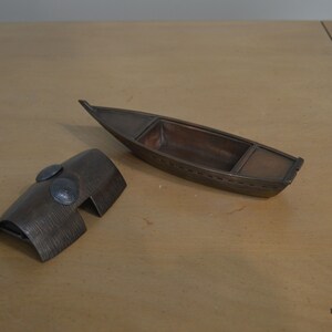 Chinese Miniature Boat Sculpture - Etsy