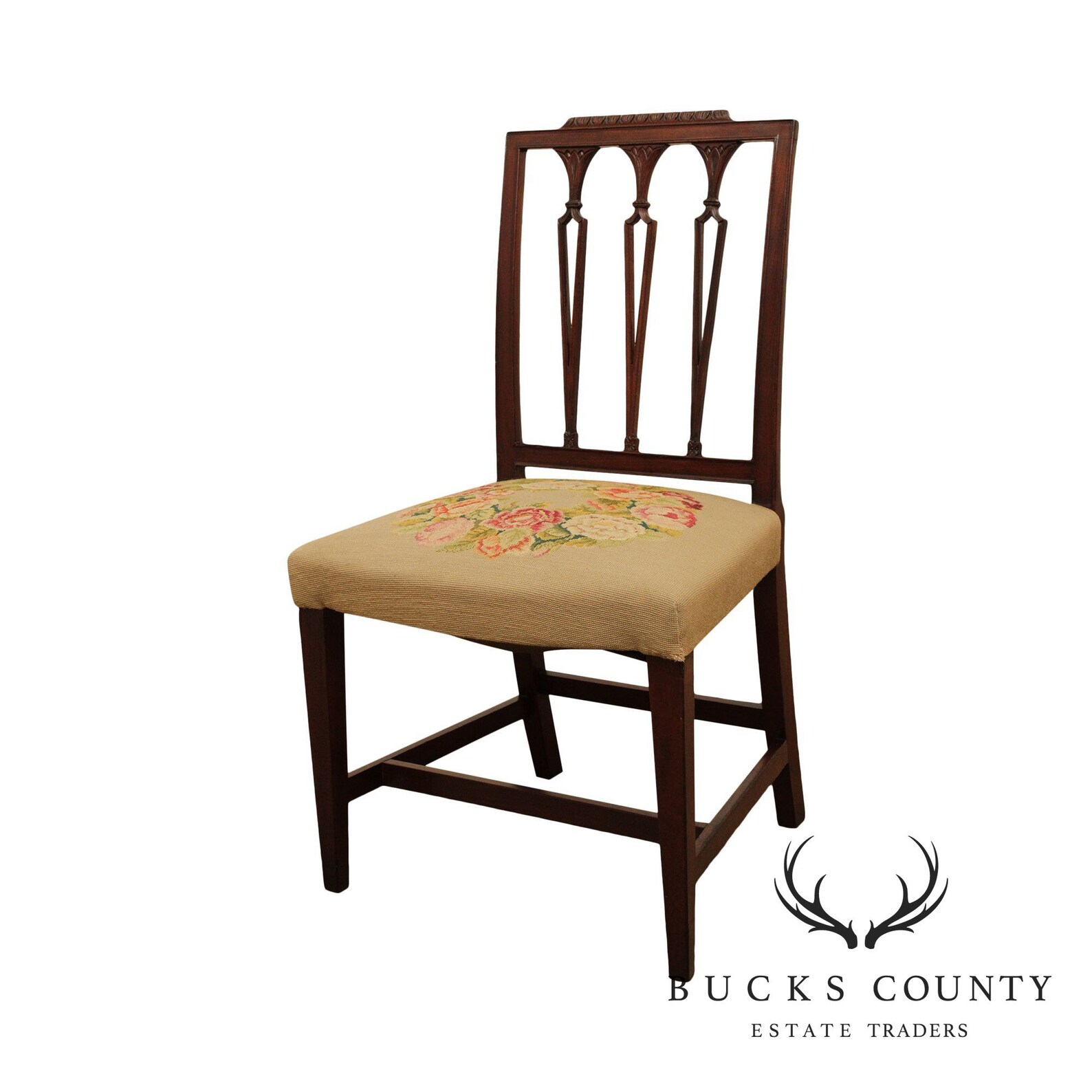 Antique Sheraton Period Mahogany Side Chair | Etsy