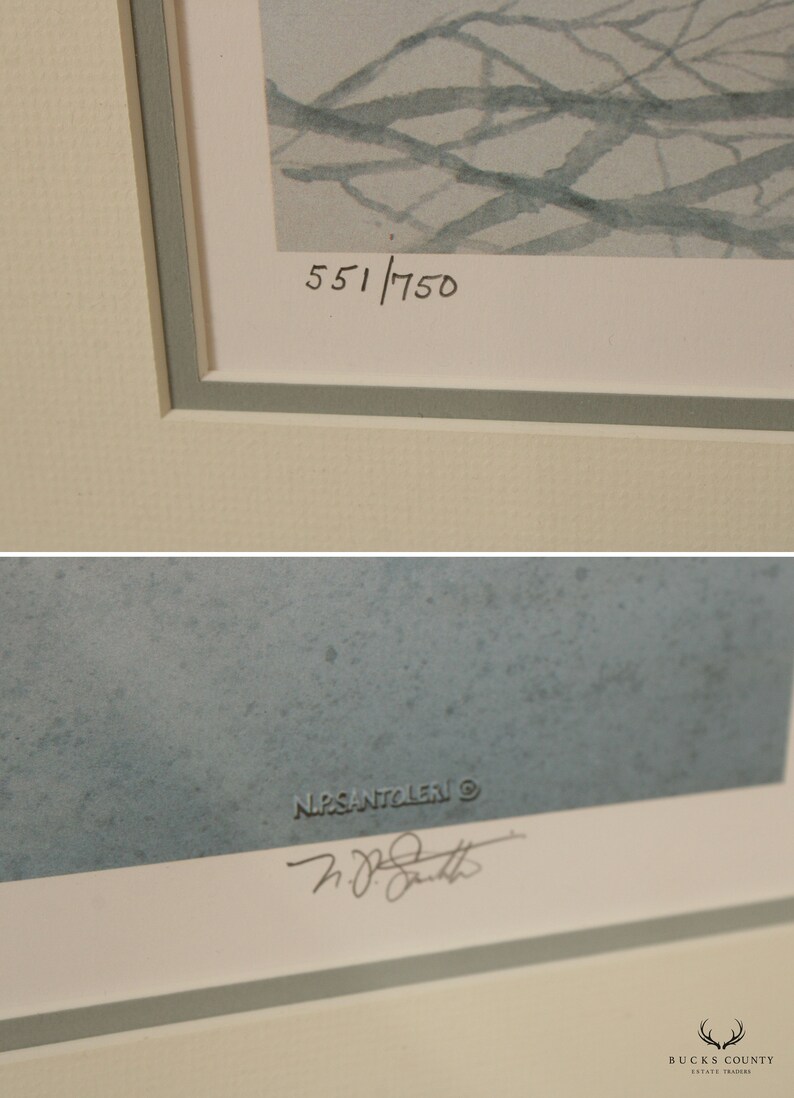 Vintage 'starry Night' John Chad House Lithograph - Etsy