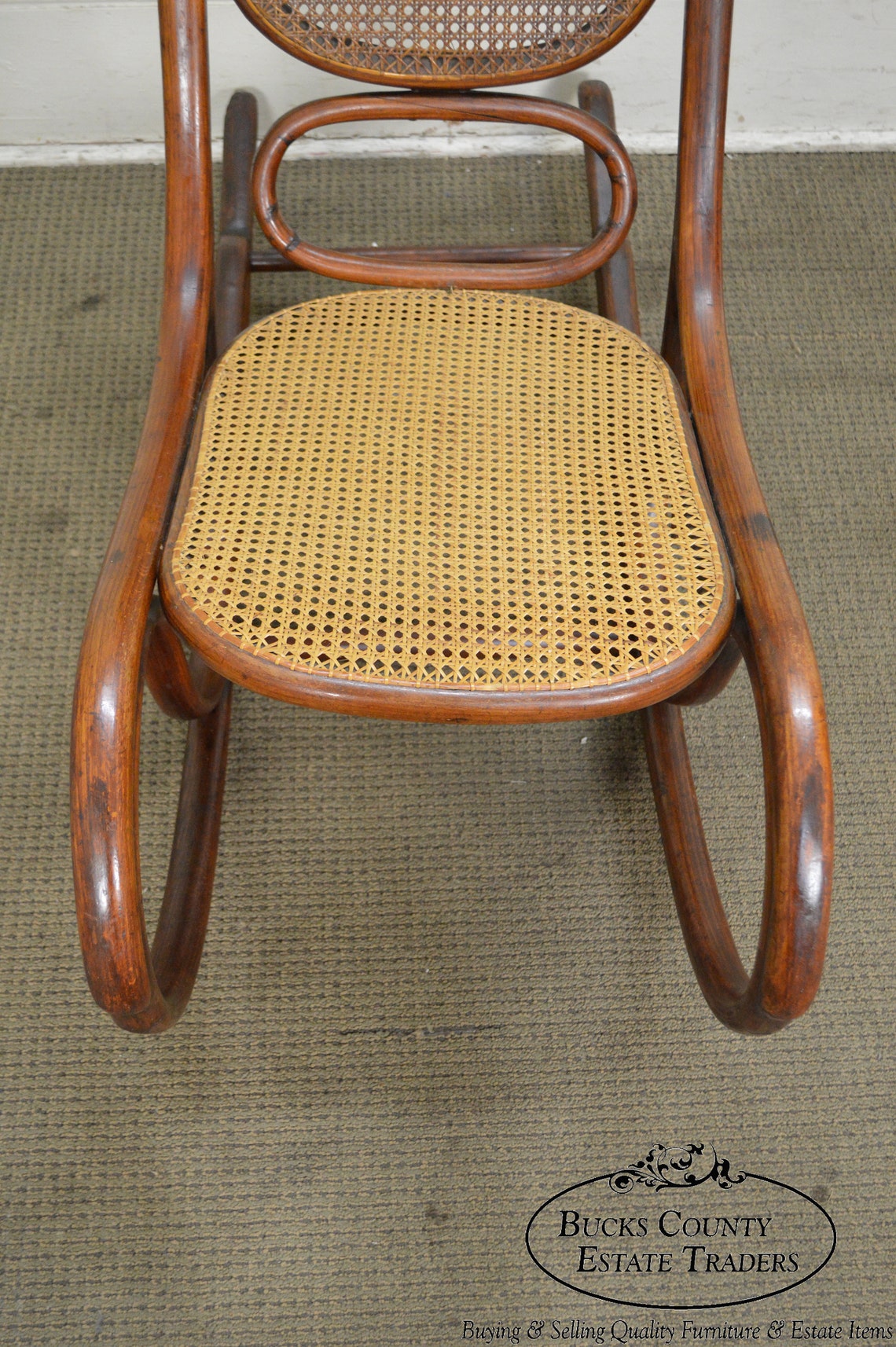 Thonet Vintage Antique Bentwood Rocker Rocking Chair - Etsy