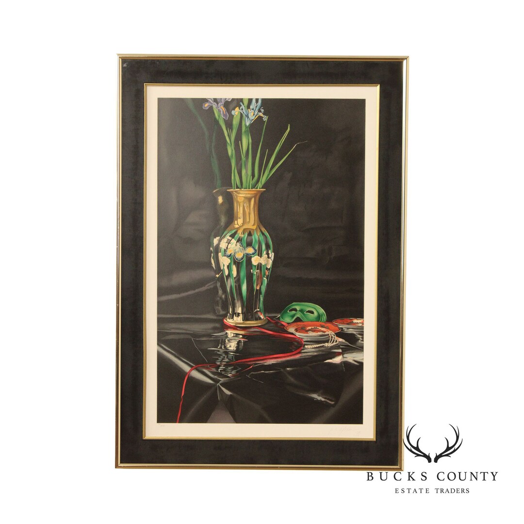 Patrick S. Gordon 'basic Black With Pearls' Limited Edition Silkscreen ...