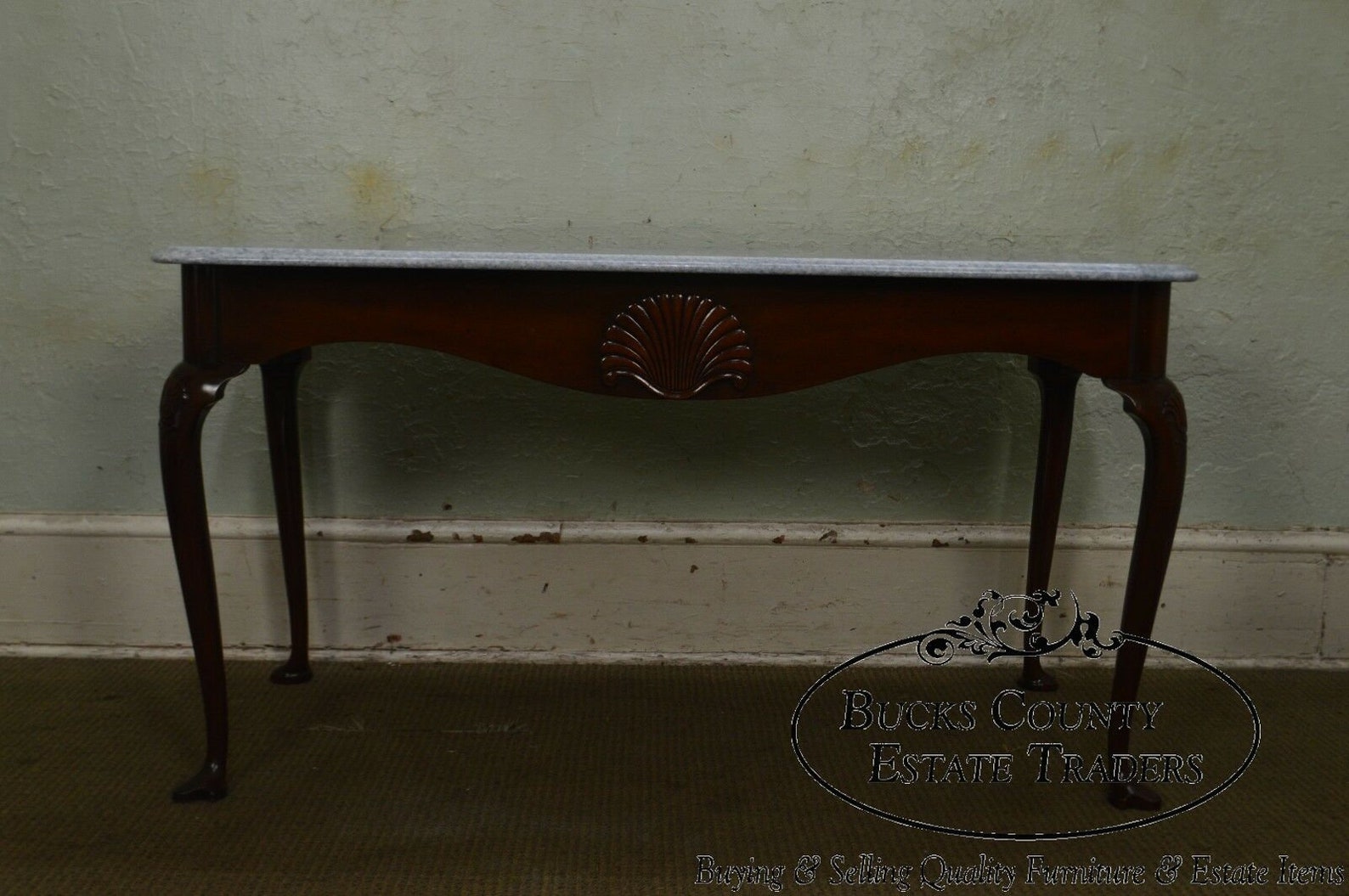 Kittinger Colonial Williamsburg CW155 Mahogany Marble Top | Etsy