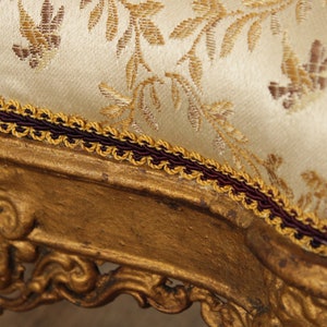 Antique Victorian Cast Iron Gilt Rococo Style Footstool - Etsy