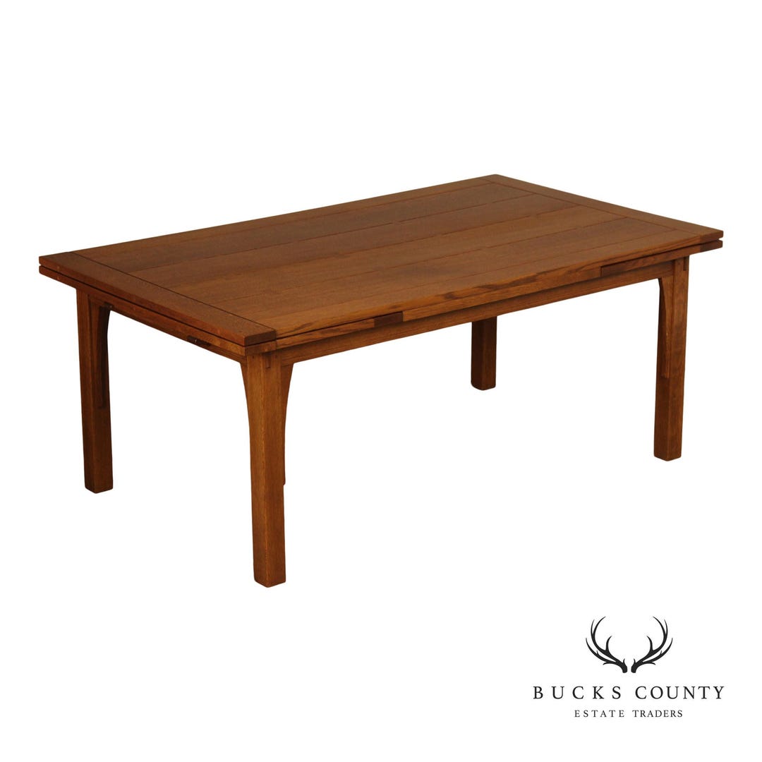 Stickley Mission Collection Oak Extendable Dining Table - Etsy