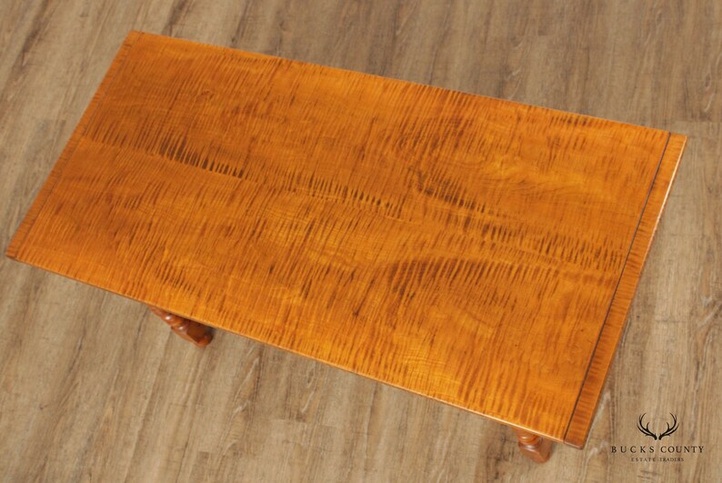 Oley Valley Early American Style Tiger Maple Coffee Table - Etsy