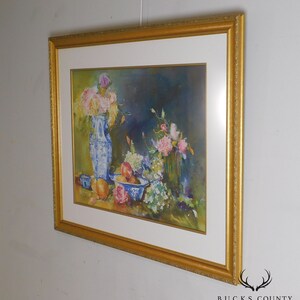 V. Weller Print 21/300 of Watercolor Fruit & Floral Still Life - Etsy