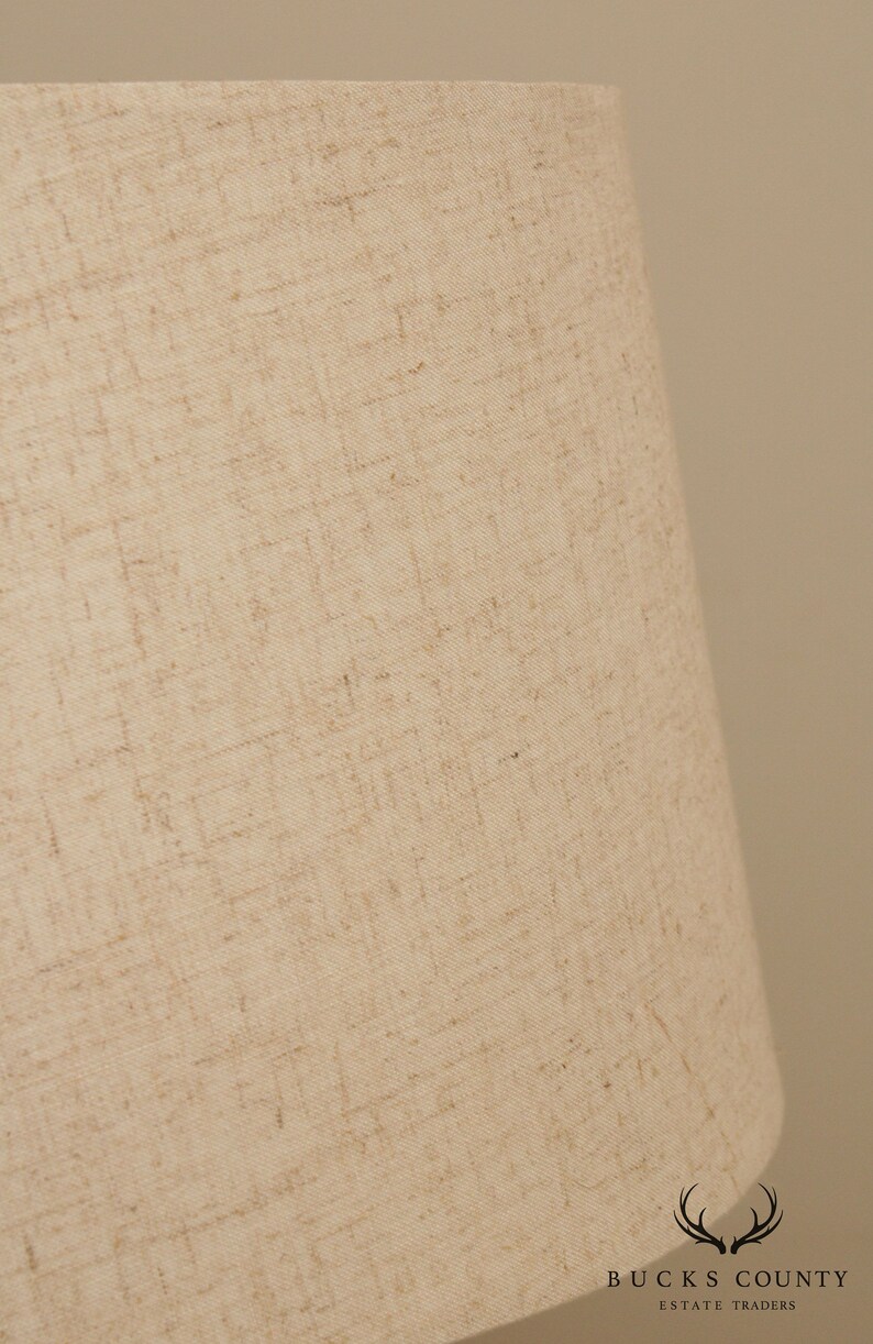 Modern Silver Finish Table Lamp With Shade - Etsy