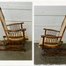 Antique 19th Century Victorian Oak Platform Rocker - Etsy
