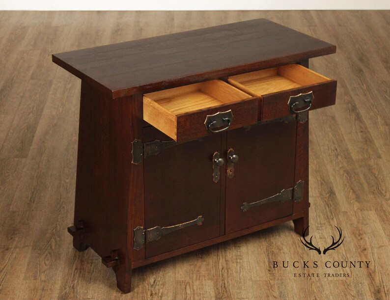 Stickley Roycroft Reissue Mission Oak Cellarette Cabinet - Etsy