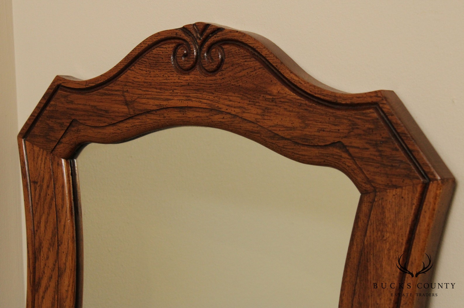 Thomasville French Country Style Vintage Pair Oak Mirrors - Etsy