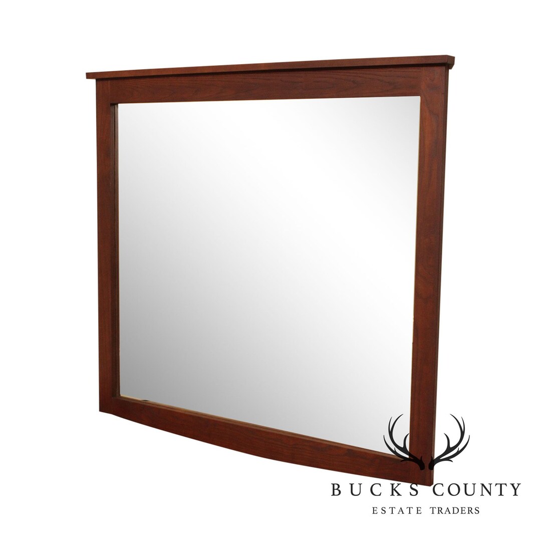 Durham Mission Style Oak Frame Wall Mirror - Etsy