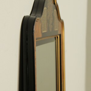 Drexel ET Cetera Burl Wood, Chinoiserie Painted Beveled Wall Mirror - Etsy