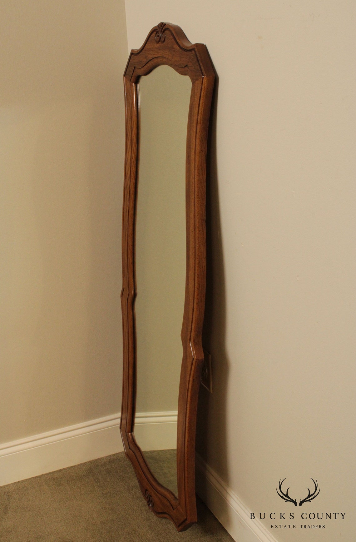 Thomasville French Country Style Vintage Pair Oak Mirrors - Etsy