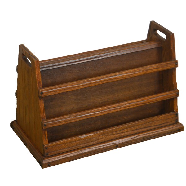 Oak Magazine Rack - Etsy