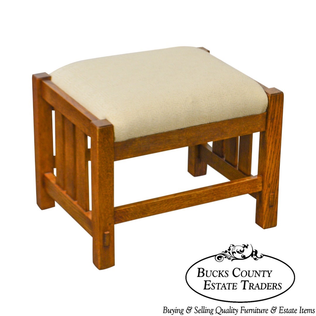 Stickley Mission Oak Collection Foot Stool - Etsy