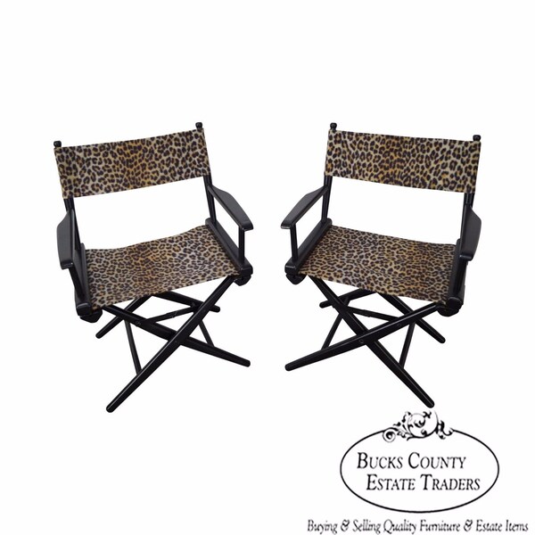 Mid Century Leopard Chair - Etsy