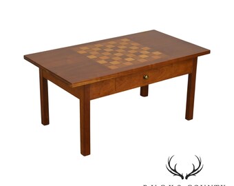 Wood Checkerboard Table - Etsy