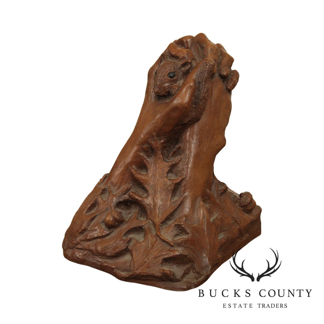 Mary Kay Fager the Rescue of Sammy Squirrel Clay Resin Sculpture - Etsy
